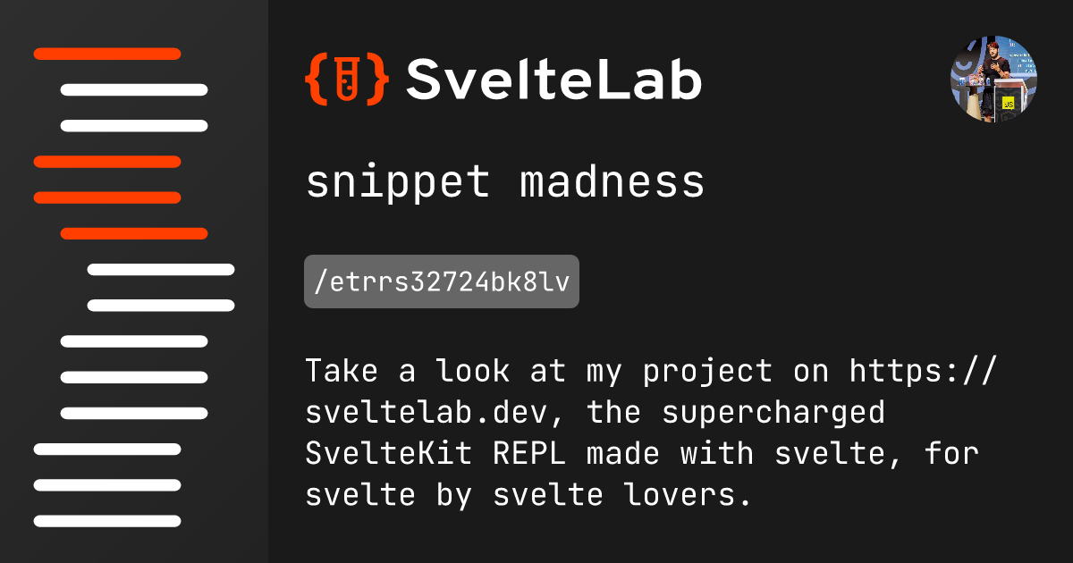 SvelteLab